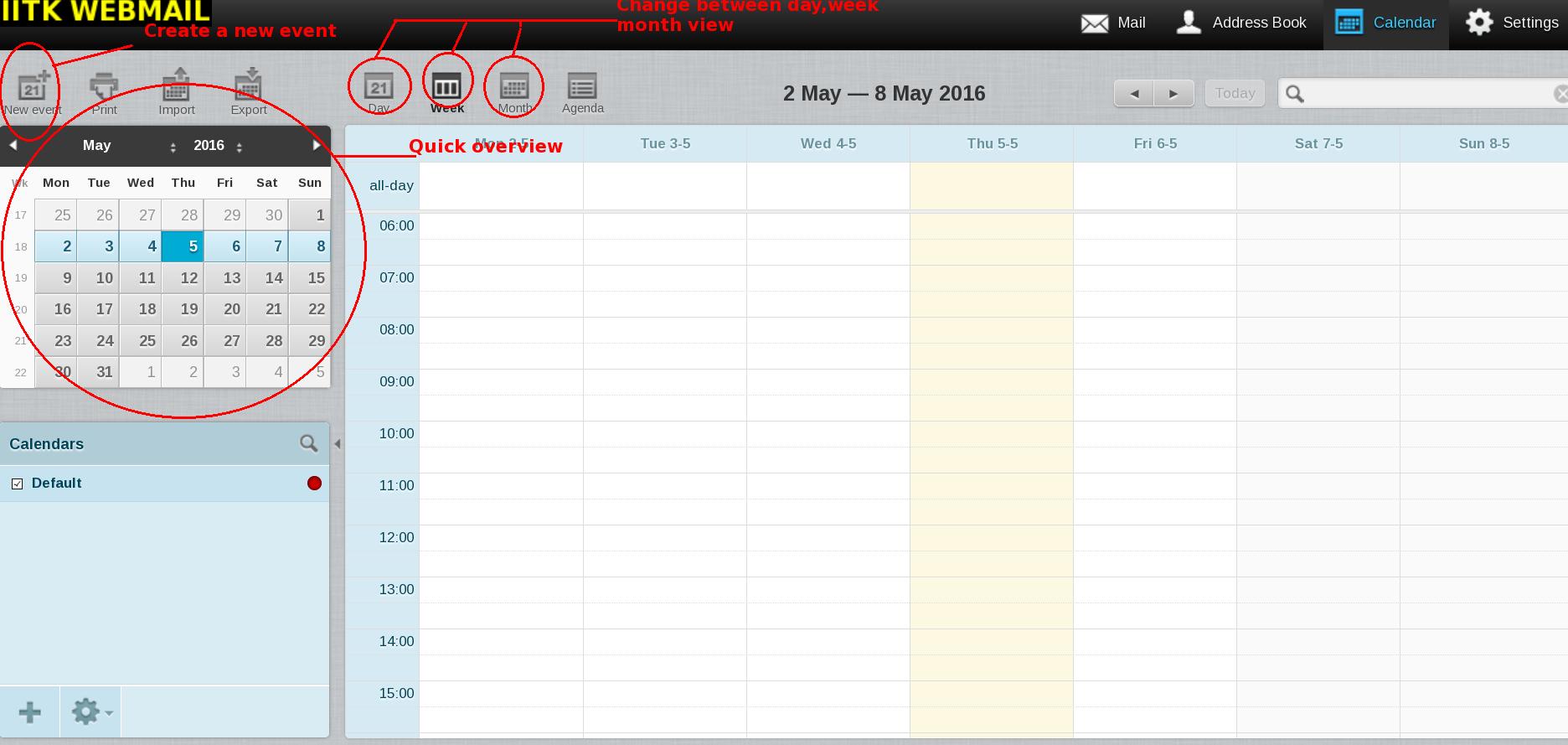 How To Use Calendar